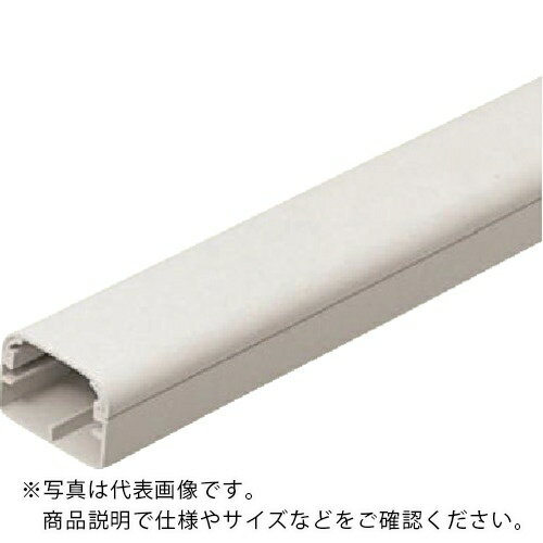 特長：ケーブル固定用結束バンド穴付です。基台にはねじ穴が設けてあり、ねじ固定がラクにできます。屋外用に比べ経済的です。用途：屋内配線の保護でスッキリしたものが欲しいときに。仕様：色：ミルキーホワイト高さ(mm)：30長さ(mm)：2000巾...