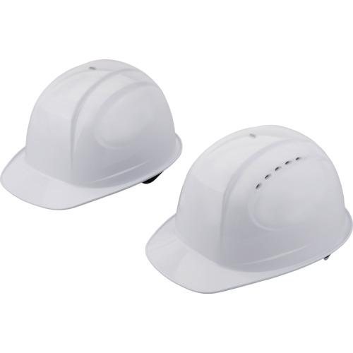 特長：特大サイズ通気孔付きヘルメットです。最大65.8cmまで調節が可能です。ほこりが付きにくい帯電防止処理を施しています。用途：飛来・落下物用。墜落時保護用。電気用。仕様：帽体色：白頭囲(cm)：59〜65.5衝撃吸収ライナー有無：あり通...