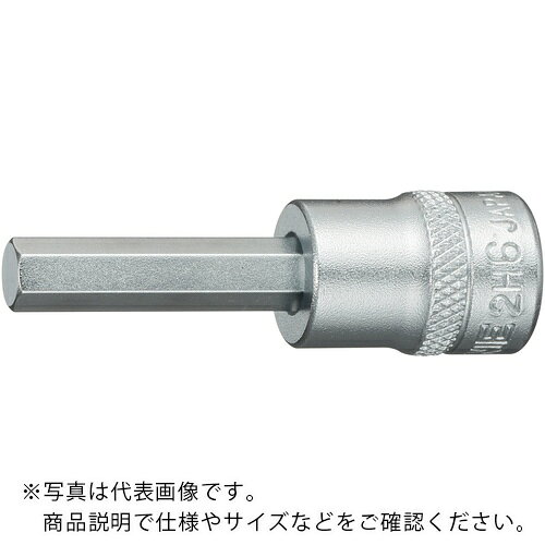 特長：ラチェットハンドルに差し込んで使用することにより、締め付けが素早く行えます。仕様：差込角(mm)：6.35対辺寸法(mm)：6ビット長さ(mm)：26全長(mm)：48材質／仕上：構造用鋼　●代表画像について 商品によっては、代表画像...