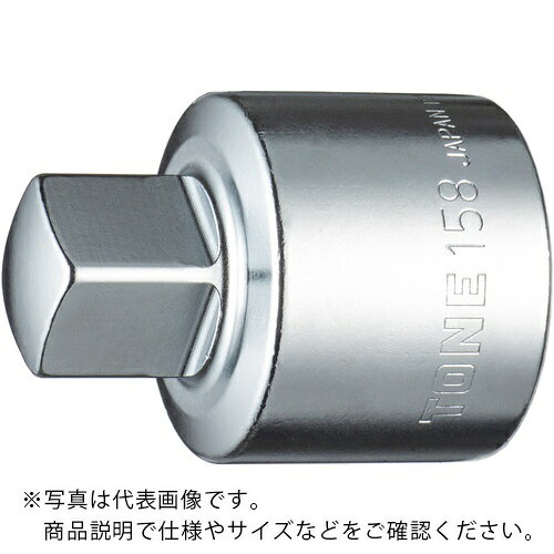 特長：差込角の異なるソケットとハンドルを接続するアダプターです。仕様：差込角凹(mm)：25.4差込角凸(mm)：19.0全長(mm)：61.0材質／仕上：構造用鋼　●代表画像について 商品によっては、代表画像を使用している場合がございます...