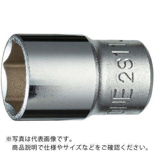 特長：スタンダードタイプの対辺6角形状です。差し込み後、トルクをかけてもナメにくくなっています。仕様：差込角(mm)：6.35対辺寸法(mm)：11全長(mm)：23.5対辺形状：6角対辺(mm)：11材質／仕上：構造用鋼　●代表画像につい...