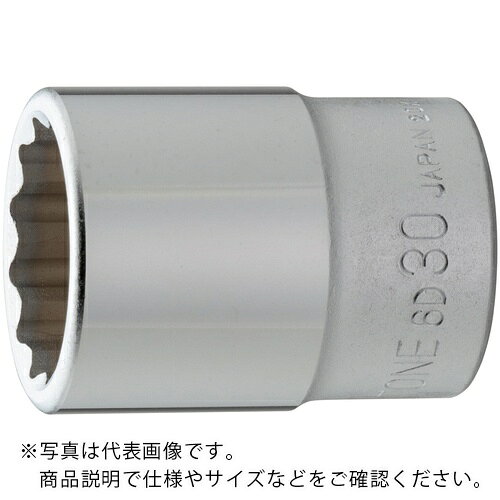特長：スタンダードタイプで、対辺12角形状です。重工業整備まで必要なツールを取りそろえています。12角は6角よりも、ボルト頭やナットに対して2倍差し込みやすく作業効率がアップします。仕様：差込角(mm)：19.0対辺寸法(mm)：30全長(...