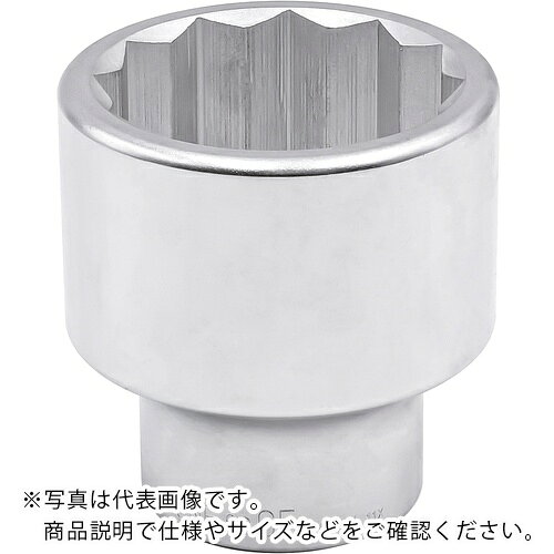 特長：スタンダードタイプで、対辺12角形状です。重工業整備まで必要なツールを取りそろえています。12角は6角よりも、ボルト頭やナットに対して2倍差し込みやすく作業効率がアップします。仕様：差込角(mm)：25.4対辺寸法(mm)：65全長(...
