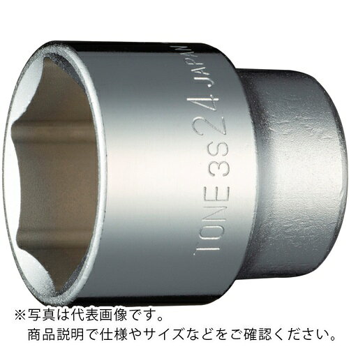 特長：スタンダードタイプの対辺6角形状です。差し込み後、トルクをかけてもナメにくくなっています。仕様：差込角(mm)：9.5対辺寸法(mm)：24全長(mm)：34対辺形状：6角対辺(mm)：24材質／仕上：構造用鋼　●代表画像について 商...