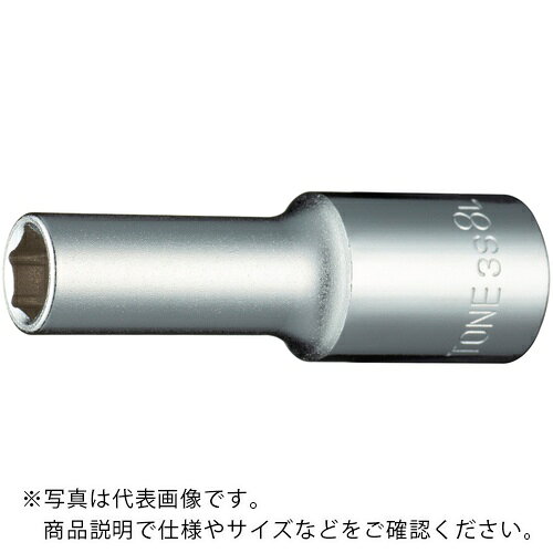 特長：ボルトが突き出したナットを回すのに最適です。深い箇所のナットにも最適です。仕様：差込角(mm)：9.5対辺寸法(mm)：8全長(mm)：54対辺形状：6角対辺(mm)：8材質／仕上：構造用鋼　●代表画像について 商品によっては、代表画...