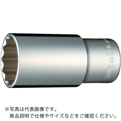 特長：ボルトが突き出したナットを回すのに最適です。深い箇所のナットにも最適です。12角は6角よりも、ボルト頭やナットに対して2倍差し込みやすく作業効率がアップします。用途：ボルト・ナットの締付け・緩め作業用。仕様：差込角(mm)：12.7対...