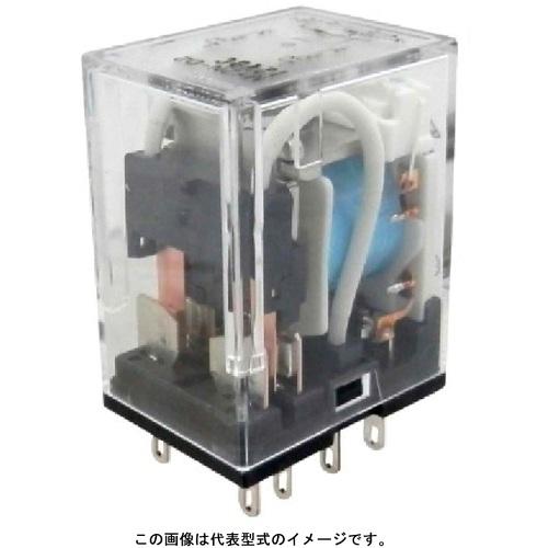 特長：使用環境、用途に合わせて選べる汎用リレーのベストセラーです。コイルテープの色分け、動作表示灯（LED）の色分けによるAC/DCコイル電圧仕様の識別性を向上させました。回路チェックに便利なラッチングレバーと、動作状態がわかるメカニカルイ...