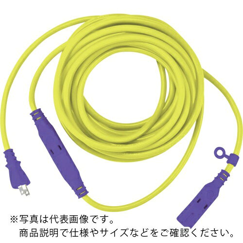 仕様：色：イエロー電線仕様長さ(m)：10電線仕様太さ(［［MM2］］)：1.25電線仕様芯数(C)：2コンセント仕様定格：15コンセント仕様形状：Aコンセント仕様個数：7セブンタップコード　10mタップ7個付き　●代表画像について 商品に...