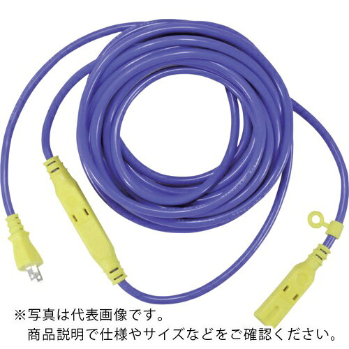 仕様：色：パープル電線仕様長さ(m)：10電線仕様太さ(［［MM2］］)：1.25電線仕様芯数(C)：2コンセント仕様定格：15コンセント仕様形状：Aコンセント仕様個数：7セブンタップコード　10mタップ7個付き　●代表画像について 商品に...