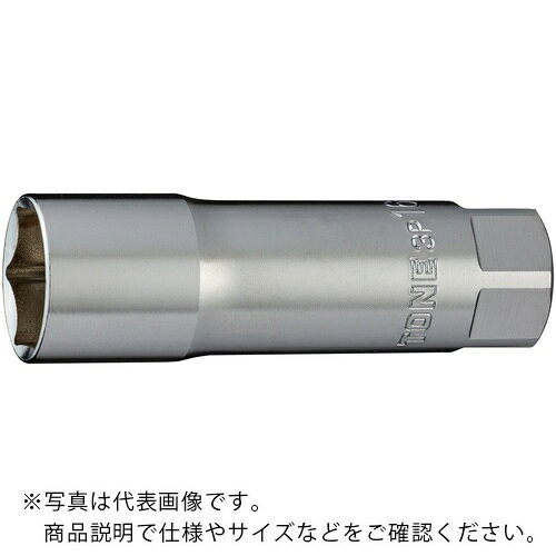 特長：自動車スパークプラグ専用ソケットです。マグネット付の薄肉タイプです。用途：自動車スパークプラグ専用。仕様：差込角(mm)：9.5対辺寸法(mm)：16全長(mm)：64対辺形状：6角対辺(mm)：16材質／仕上：構造用鋼注意：スパーク...