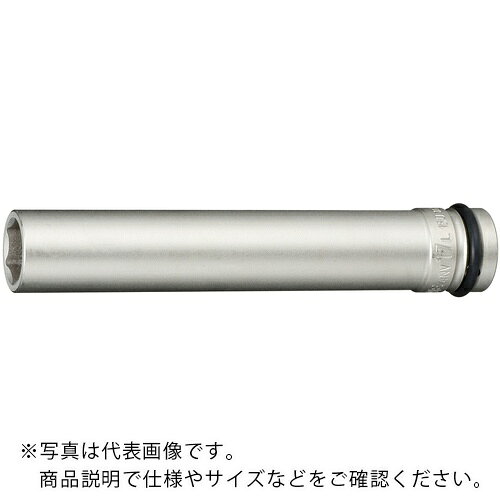 特長：外観品質と防錆力の向上を図った無電解メッキ仕様のインパクト用ソケットです。Oリング仮置き構造により、レンチにインパクト用ソケットを着脱する際にOリングを一旦溝に仮置くことで作業性を向上させています。用途：ボルト・ナットの締付け・緩め作...