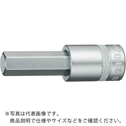特長：ラチェットハンドルに差し込んで使用することにより、締め付けが素早く行えます。仕様：差込角(mm)：6.35対辺寸法(mm)：10ビット長さ(mm)：30全長(mm)：57材質／仕上：構造用鋼　●代表画像について 商品によっては、代表画...