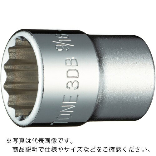 特長：スタンダードタイプの対辺12角形状です。差し込み後、トルクをかけてもナメにくくなっています。仕様：差込角(mm)：9.5対辺寸法(インチ)：9/16全長(mm)：27対辺形状：12角インチサイズ材質／仕上：構造用鋼　●代表画像について...