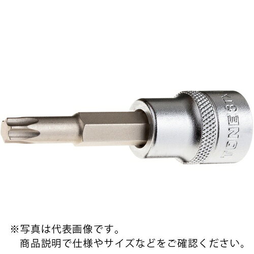 特長：強力タイプのトルクス［［R下］］ソケットです。早回しに便利なローレット加工仕上げです。仕様：呼びNo.：T40先端寸法(mm)：6.60差込角(mm)：9.5全長(mm)：67強力タイプ材質／仕上：構造用鋼　●代表画像について 商品に...
