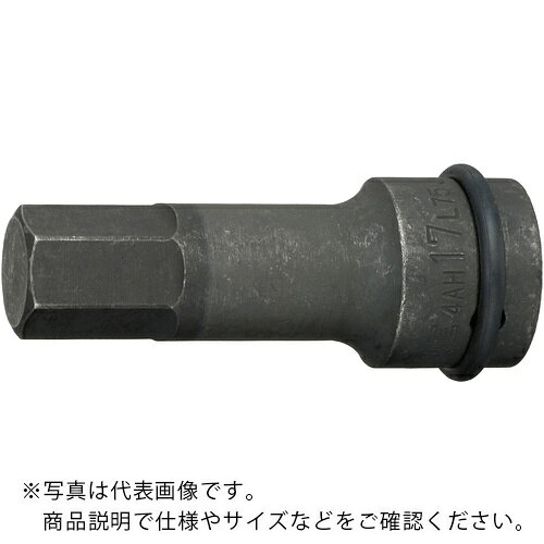 特長：インパクトレンチなどの動力工具用のソケットです。セミロングタイプです。仕様：差込角(mm)：12.7対辺寸法(mm)：17全長(mm)：75適合ピン：PIN3522S(対辺5〜14mm)、PIN3525S(対辺17mm)適合Oリング：...