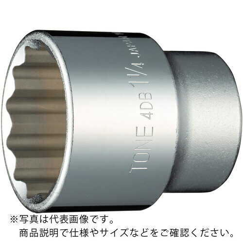 特長：スタンダードタイプの対辺12角形状です。差し込み後、トルクをかけてもナメにくくなっています。仕様：差込角(mm)：12.7対辺寸法(インチ)：1-1/4全長(mm)：47対辺形状：12角インチサイズ材質／仕上：構造用鋼　●代表画像につ...