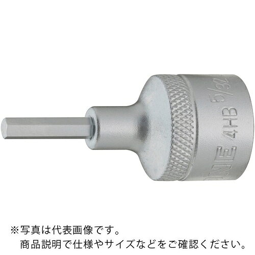 特長：ラチェットハンドルに差し込んで使用することにより、締め付けが素早く行えます。仕様：対辺寸法(インチ)：5/32差込角(mm)：12.7ビット長さ(mm)：18全長(mm)：50インチサイズ材質／仕上：構造用鋼　●代表画像について 商品...