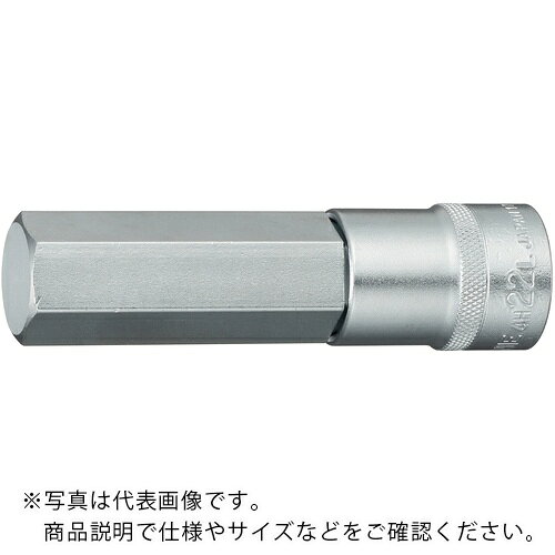 特長：ロングタイプのため、奥深い箇所の六角穴付ボルトの着脱に便利です。ロングタイプはスタンダードタイプより35〜43mm長くしていますので、奥深い箇所の六角穴付ボルトの着脱に便利です。早回しに便利なローレット加工仕上げです。用途：六角穴付き...