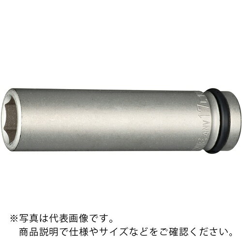 特長：外観品質と防錆力の向上を図った無電解メッキ仕様のインパクト用ソケットです。Oリング仮置き構造により、レンチにインパクト用ソケットを着脱する際にOリングを一旦溝に仮置くことで作業性を向上させています。用途：ボルト・ナットの締付け・緩め作...