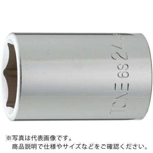 特長：スタンダードタイプの対辺六角形状です。差し込み後、トルクをかけてもナメにくくなっています。用途：ボルト・ナットの締付け・緩め作業用。仕様：差込角(mm)：19.0対辺寸法(mm)：24全長(mm)：52対辺形状：6角対辺(mm)：24...