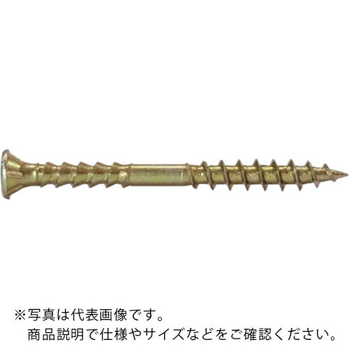 特長：ドア枠などの曲がりを調整し、垂直にするために使用するビスです。仕様：全長(mm)：55頭部径(DK)(mm)：8.0ねじ長さ1（mm）：27ねじ径1（mm）：5.2ねじ長さ2（mm）：15ねじ径2（mm）：4.2箱入十字穴材質／仕上：...