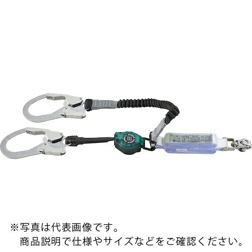 特長：ロック機構付き巻取+伸縮式ハーネス用ダブルランヤードです。仕様：色：設定なしタイプ1、使用可能質量130kg　●メーカー取寄商品について 本商品はメーカーからの取寄商品となります。 納期は、メーカー確認後、メールでご連絡させて頂きます...
