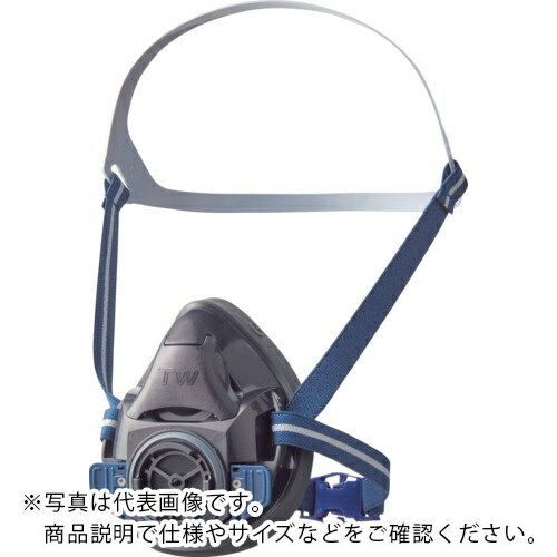 特長：マスク一つで防じん・防毒の両方に対応可能（防じん・防毒の両方の国家検定に合格）です。フィルタ・吸収缶は、印を合わせ右に60°ひねるだけで確実に取り付けられます。フィットチェッカー 一体型で、密着性の確認（シールチェック）が簡単にできま...