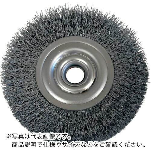 特長：単品もしくは積層ブラシとして使用できます。厳選された毛材を使用しておりますので耐研磨性、耐摩耗性に優れています。用途：ゴム製品、プラスチック部品のスラッシュ取りアルミ、銅、真鍮、ステンレス製品の表面仕上げ塗装剥離・コンクリートかすのク...