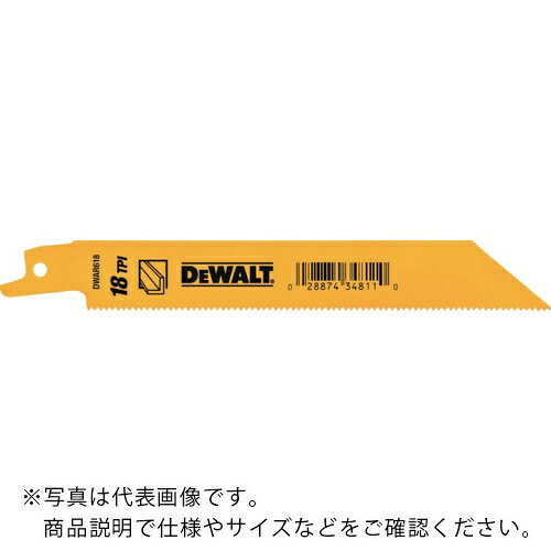 特長：刃先とタングを強化しました。用途：金属切断作業仕様：山数：18全長(mm)：150厚さ(mm)：0.9種類：Bi-Metal幅(mm)：19サイズ：150長さ(mm)：150適合機種：レシプロソー・セーバーソー耐久性向上、さらに長持ち...