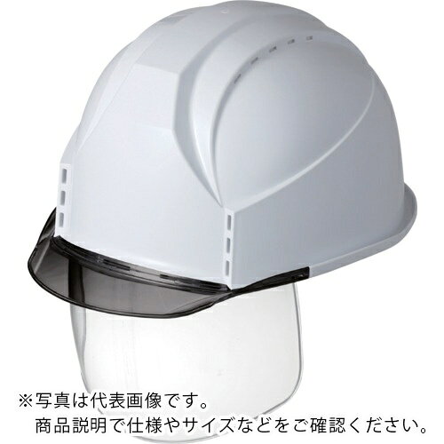 特長：帽体内のムレを外へ放出するメッシュハンモックを採用しているので被り心地が良いです。透明バイザーシールド付なので、前方からの飛来物の衝撃を和らげます。内装を外さず、ワンタッチ着脱　シールドガイドを装備しています。用途：飛来落下物用。墜落...