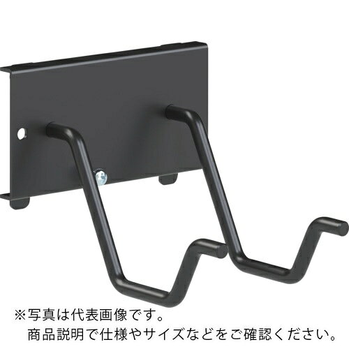 特長：パンチングパネルに取り付けて、電気ドリルなどの工具の整理・整頓に最適です。パンチングパネル付の部品管理ラックやツールワゴンなどに取り付けるのが、有効です。パネルにフックをかけ、付属のねじを締めていただくと、フックが固定され落下防止にな...