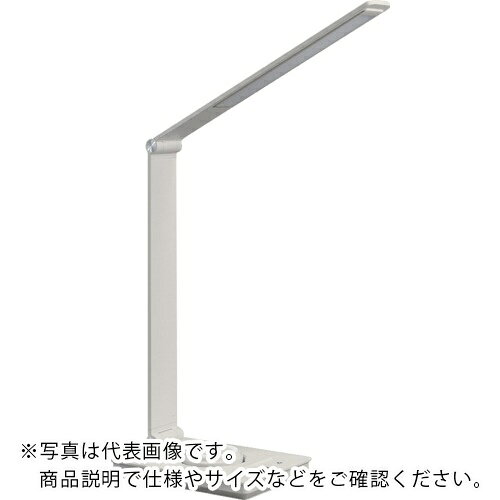 特長：ワイヤレス給電「Qi2」付デスクライトです。超低照度のナイトモード搭載でベッドサイドにも最適です。明るさを調節できる調光機能付きです。光のチラつきを抑えたフリッカーレスです。広範囲照射の実用タイプ（JIS-AA形相当）です。仕様：明る...