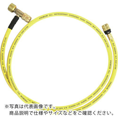 特長：先端金具にスイベル機構を採用しているためマニホールドが左右にふれることなく正面を向いたまま使用できます。ホースを取り回しても共回りせず、ガス漏れの危険がありません。サービスポート接続側にはECOバルブを装備ECOバルブはローレット元締...