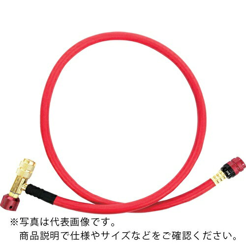 特長：先端金具にスイベル機構を採用しているためマニホールドが左右にふれることなく正面を向いたまま使用できます。ホースを取り回しても共回りせず、ガス漏れの危険がありません。サービスポート接続側にはECOバルブを装備ECOバルブはローレット元締...
