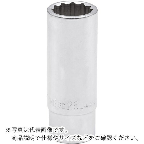 特長：ボルトが突き出したナットを回すのに最適です。深い箇所のナットにも最適です。12角は6角よりも、ボルト頭やナットに対して2倍差し込みやすく作業効率がアップします。用途：ボルト・ナットの締付け・緩め作業用。仕様：差込角(mm)：19.0対...