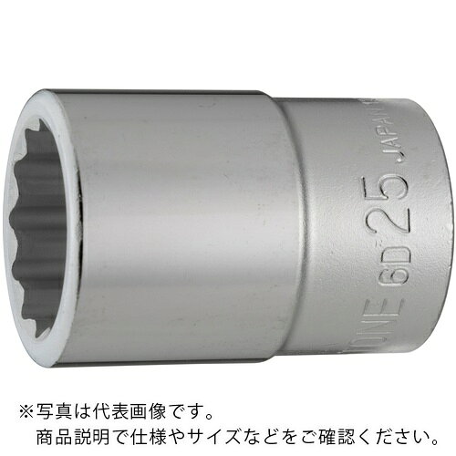 特長：スタンダードタイプで、対辺12角形状です。重工業整備まで必要なツールを取りそろえています。12角は6角よりも、ボルト頭やナットに対して2倍差し込みやすく作業効率がアップします。用途：ボルト・ナットの締付け・緩め作業用。仕様：差込角(m...