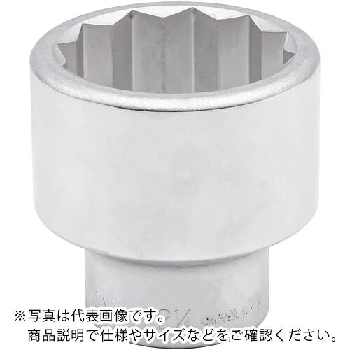 特長：スタンダードタイプの対辺12角形状です。差し込み後、トルクをかけてもナメにくくなっています。インチサイズのソケットです。用途：ボルト・ナットの締付け・緩め作業用。仕様：差込角(mm)：19.0対辺寸法(インチ)：2-1/4全長(mm)...