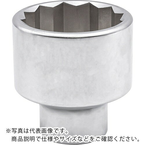 特長：スタンダードタイプで、対辺12角形状です。重工業整備まで必要なツールを取りそろえています。12角は6角よりも、ボルト頭やナットに対して2倍差し込みやすく作業効率がアップします。用途：ボルト・ナットの締付け・緩め作業用。仕様：差込角(m...