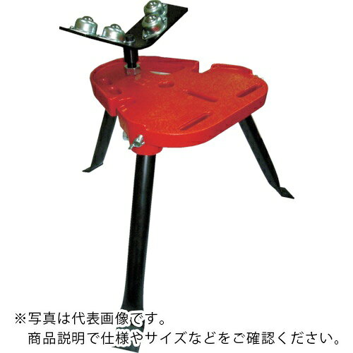 特長：樹脂管用チェーンバイスの三脚です。樹脂管バイスを取り付けて、現場への持ち運びに最適です。樹脂管バイス200（JPV-200）、樹脂管バイス250（JPV-250）にも取付けできます。用途：ポリエチレン管、塩ビ管の配管作業に。仕様：適合...