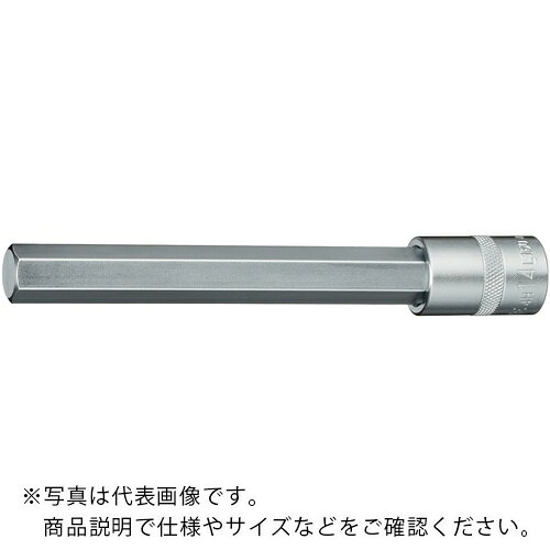 特長：超ロングタイプのため、今まで作業できなかった奥深い箇所の六角穴付ボルトの着脱に便利です。早回しに便利なローレット加工仕上げです。仕様：差込角(mm)：12.7対辺寸法(mm)：14ビット長さ(mm)：115全長(mm)：150材質／仕...