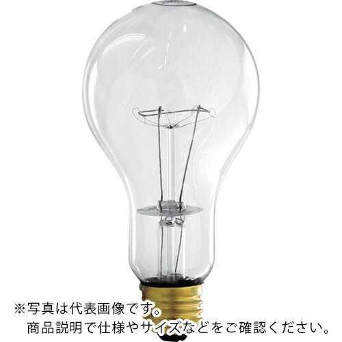 特長：耐震性に優れた白熱球です。用途：屋内現場の耐震球。仕様：消費電力(W)：100口金：E26電圧(V)：110材質／仕上：硬質ガラス　●代表画像について 商品によっては、代表画像を使用している場合がございます。 商品のカラー、サイズなど...