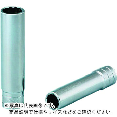 仕様：差込角(mm)：12.7対辺形状：12角12.7sq.ディープソケット(十二角)袋入り　●代表画像について 商品によっては、代表画像を使用している場合がございます。 商品のカラー、サイズなどが異なる商品をイメージ画像として 使用させて...