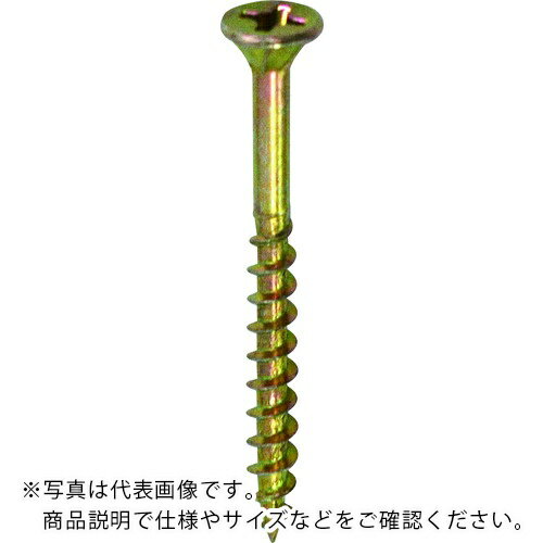 特長：頭部下のフレキ加工で木材を切削し、頭浮きを防ぎます。軸が細く、先端足割れ加工のため木割れしにくいです。仕様：寸法(mm)d：3.3全長(mm)：25ねじ部長さ(mm)：16タイプ：半ネジパック入数(本)：151頭部径dk(mm)：6パ...