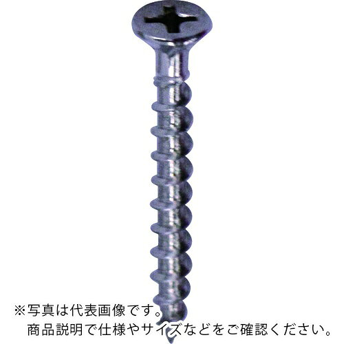 特長：侵食性に優れ、防錆力に優れたオーステナイト系ステンレスXM7製です。頭部下のフレキ加工で木材を切削し、頭浮きを防ぎます。ねじ山の間隔が長く（粗目）ねじの溝が深い、電動工具を使って作業するもっとも一般的な木工用ビスです。用途：サビにくく...