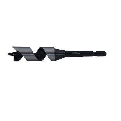 特長：先ネジの回転力を利用してスムーズに穴あけが行えます。滑らかな溝面で、切りくずの排出が抜群です。先ねじタイプのため、回転力で錐がスムーズに入ります。用途：被削材:木材。浅い貫通穴に。仕様：刃径(mm)：18溝長(mm)：70全長(mm)...