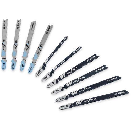特長：木材・金属の切断金工用ブレード4本(軟鋼板用:T-218A×1、T-118G×1、T-118A×1、T-118B×1)、木工用ブレード6本(T-119B×2、T-119BO×2、T-111C×2)用途：木材・金属の切断仕様：セット内容...
