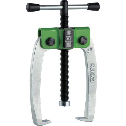 特長：比較的小さなワークの引き抜きに適したコンパクトなプーラーです。スピンドルの締め込みに連動してアームの締め込み力が増幅されて自動的にスピンドルが中心に合います。スピンドルにTハンドルがついており狭いスペースでも締めやすいです。用途：ギア...