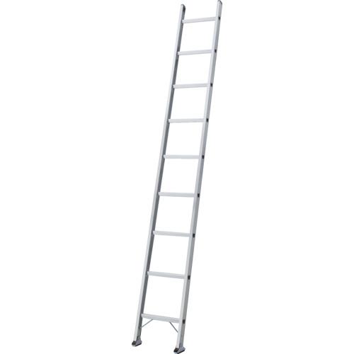 特長：軽くて持ち運びの楽なスタンダードタイプです。仕様：最大使用質量(kg)：100全長(m)：3.09踏ざん間隔(mm)：335踏ざん踏面幅(mm)：43正面有効幅(mm)：351Aマーク：認定品JISマーク：認定品(JIS S 112G...