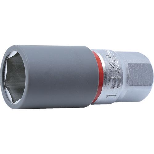 特長：Z-EALシリーズのホイールナット用ソケットです。ナット穴の狭いアルミホイールにも対応可能な薄肉設計です。ホイールのキズ付きを防止する樹脂製ホイールプロテクター(着脱可能)を標準装備しています。仕様：差込角(mm)：12.7対辺寸法(...