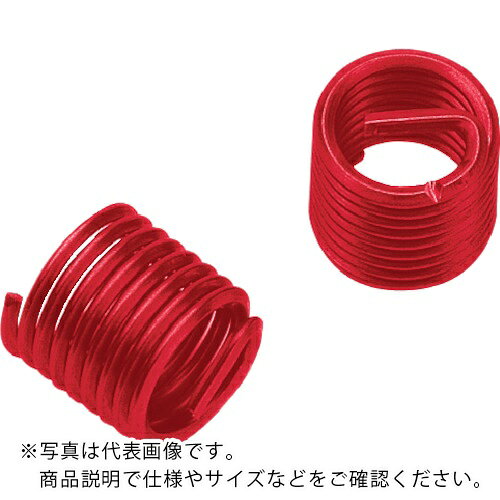 特長：インサートねじの特殊な形状によってボルトを強く保持します。インサートねじ挿入後は衝撃や振動に強くなります。潰れたねじの修復、軽量素材のねじ山強化に最適です。仕様：適合ボルトねじ：M6×1下穴径(mm)：6.3ねじの呼び：M6ねじピッチ...